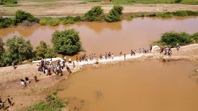 Rising Floodwaters from Shabelle River Displace Villages Near ...